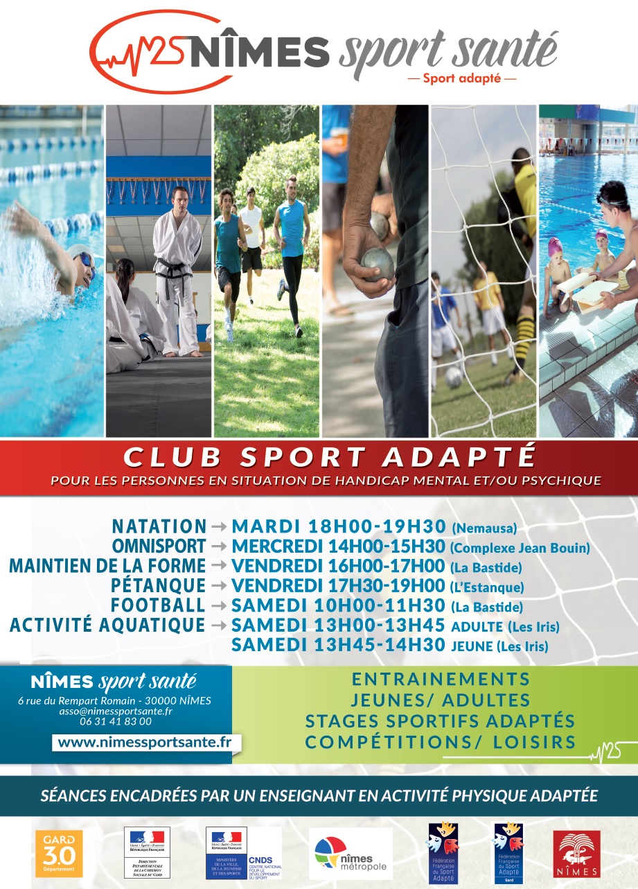 Le sport adapté au sein de l'association Nîmes Sport Santé